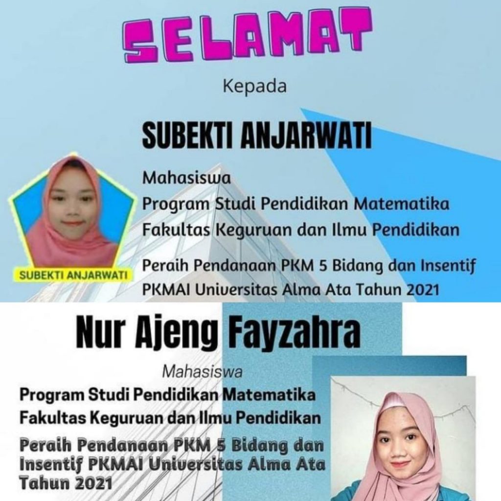 Prodi Pendidikan Matematika UAA Ukir Prestasi Lolos 2 PKM Nasional